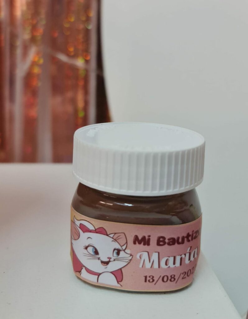Mini Nutella Personalizada - Mundo de Fantasia Eventos