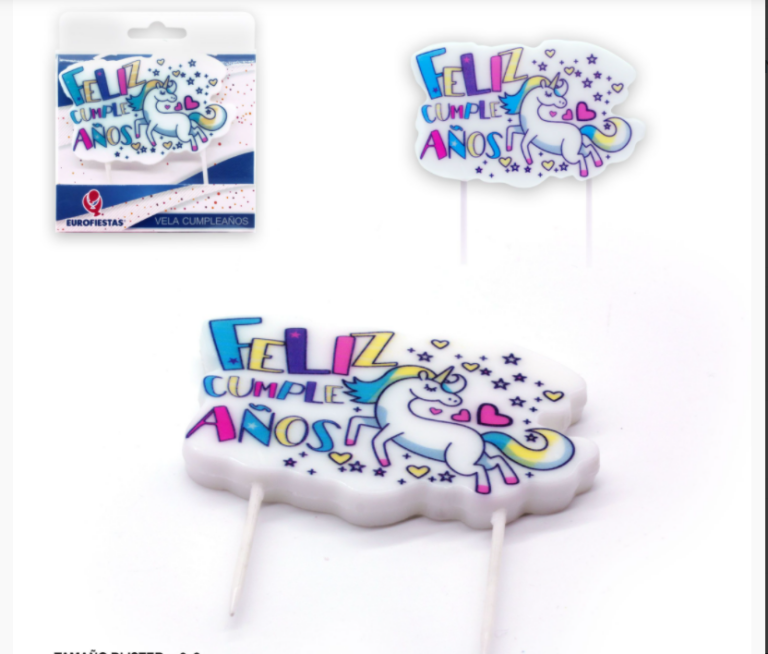 Velas de Cumpleaños originales - Mundo de Fantasia Eventos