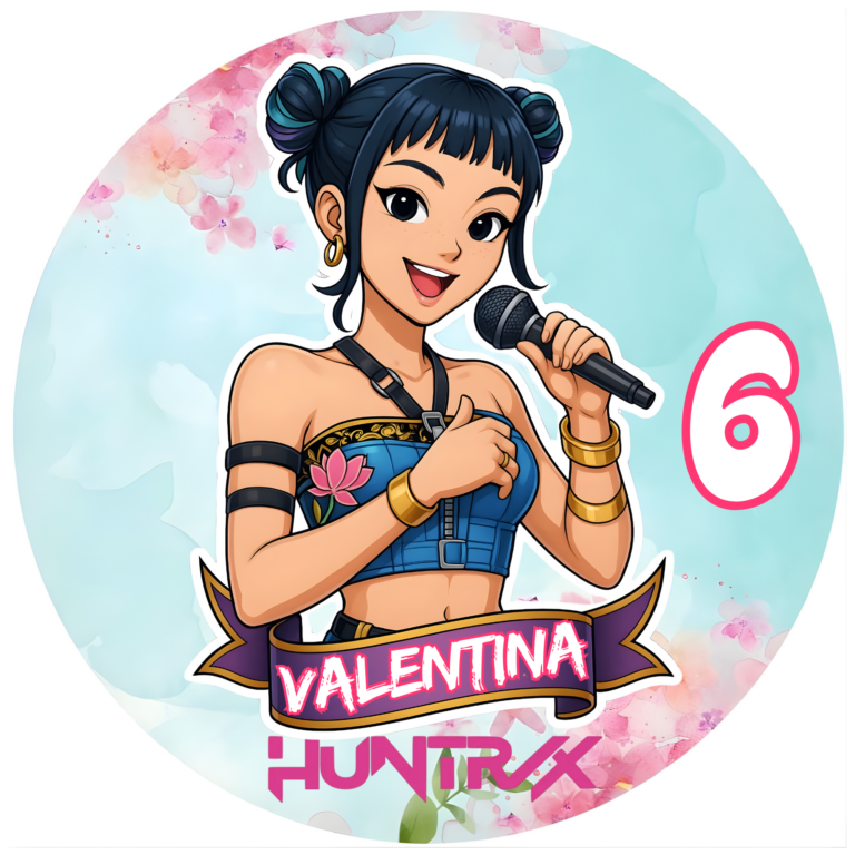 Oblea para Tarta Zoey de Las guerreras del K-pop - Mundo de Fantasia ...